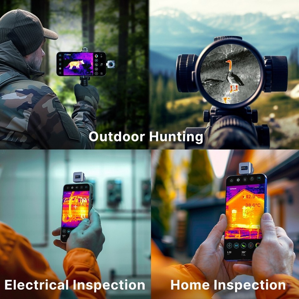 X2 Thermal Imaging Camera Night Vision Monocular 50Hz, 256×192 | eBay