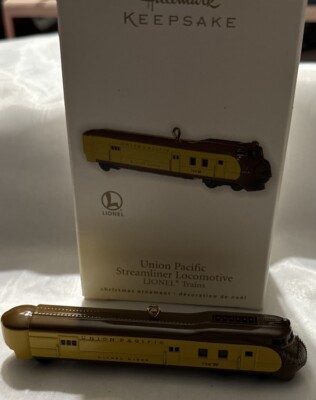 Hallmark Keepsake Lionel Train Union Pacific Streamliner Locomotive ...