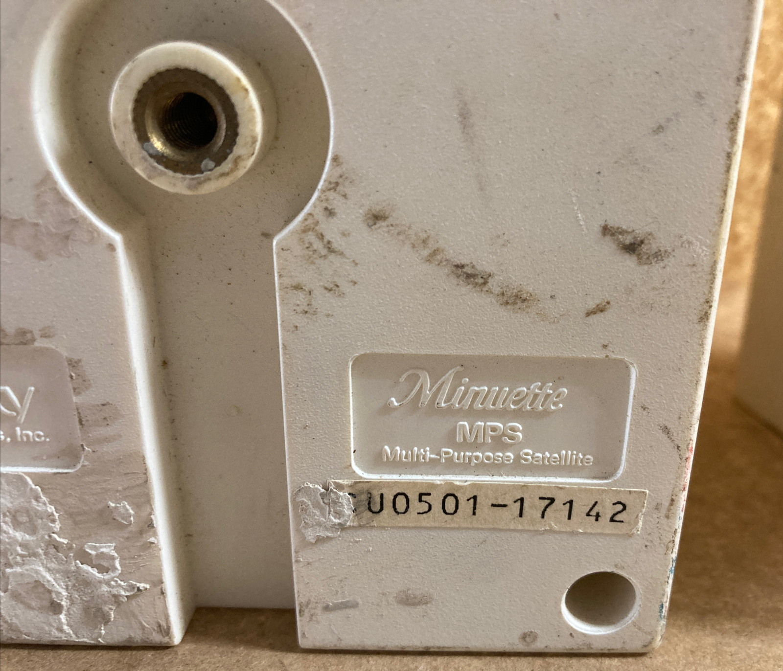 Pair Infinity Minuette MPS Satellite Speakers White Surround Sound ...