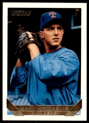 1993 Topps Gold Matt Whiteside Texas Rangers #468 | eBay