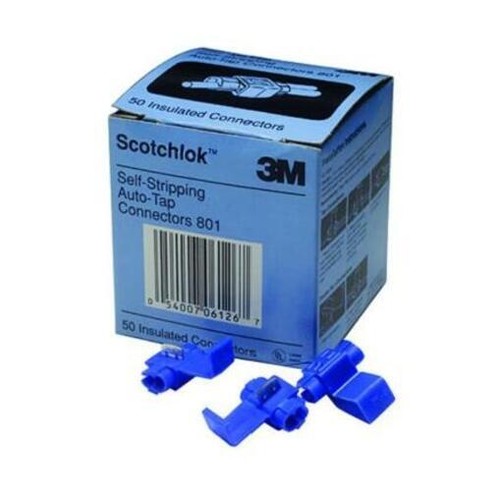 3M Scotchlok Instant Electric Connectors Blue 801-3m Trade; 54007061267 ...