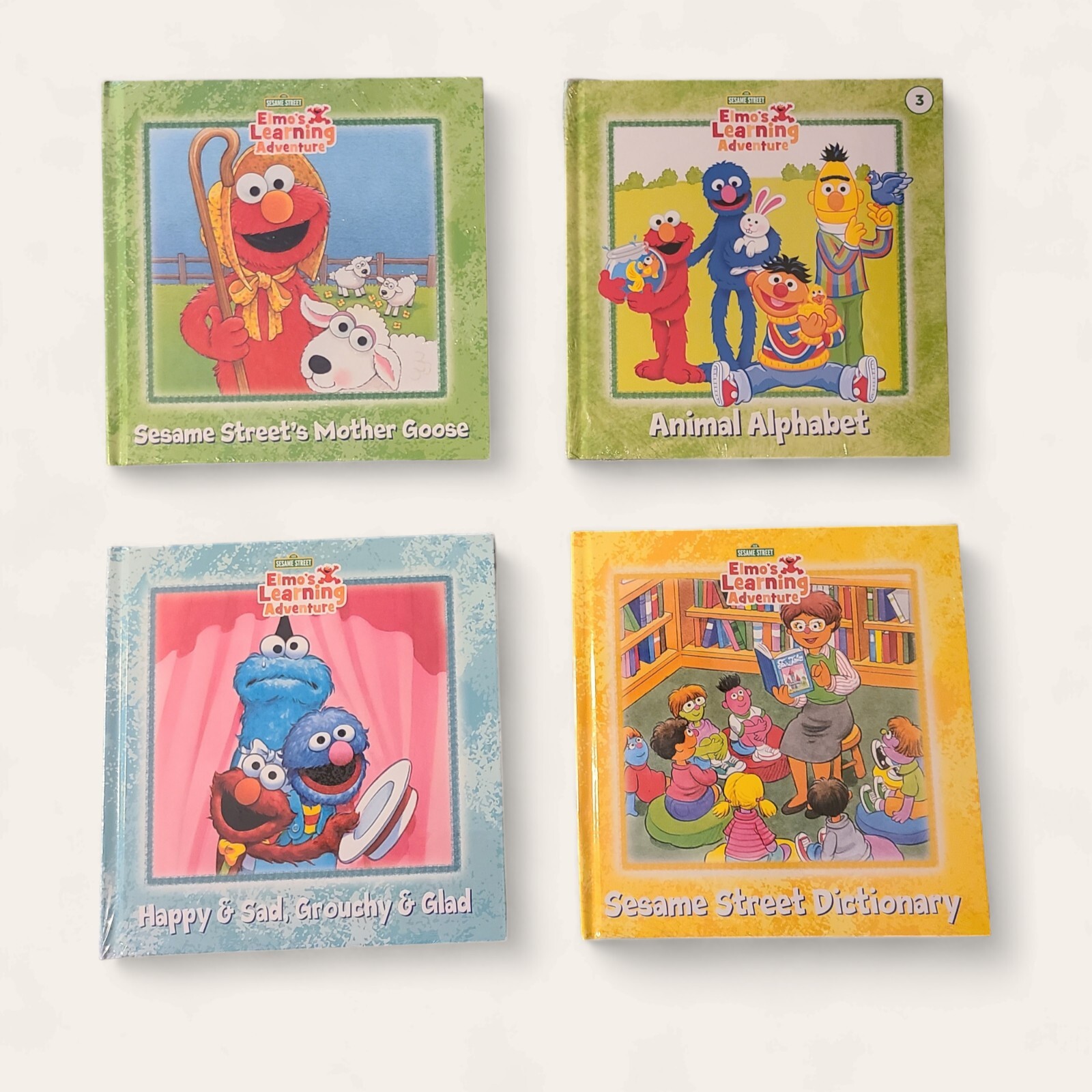 Sesame Street Elmo's Learning Adventure Book Lot Set Of 6 (4 New, 2 ...
