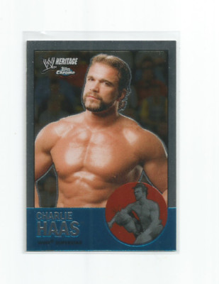 CHARLIE HAAS 2007 TOPPS WWE CHROME HERITAGE CARD #50 | eBay