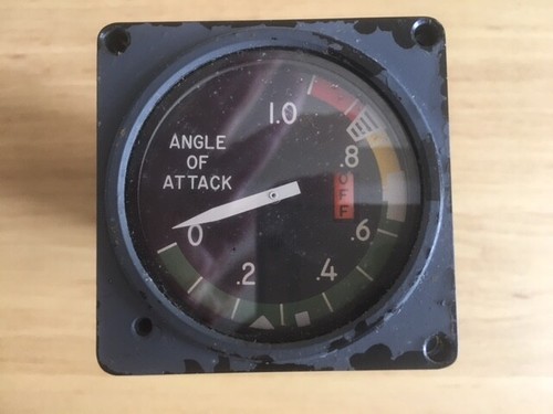 INSTRUMENT AVION INDICATOR ANGLE OF ATTACK PN SLZ9453-12 TELEDYNE ...
