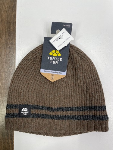 NEW Turtle Fur Ocean Ragg Wool Beanie Mens Hat Brown One Size Knit ...