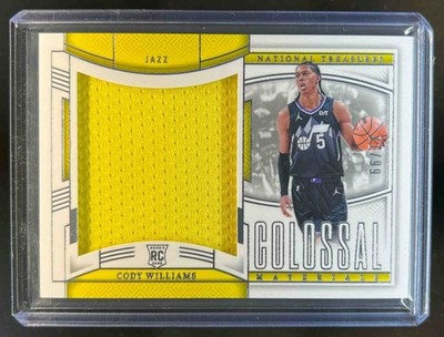 2024-25 National Treasures Cody Williams Colossal Rookie Materials RC ...
