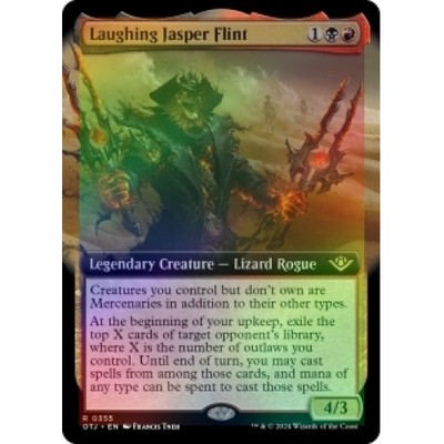 Foil Laughing Jasper Flint (extended Art) X4 MTG Outlaws Of Thunder ...