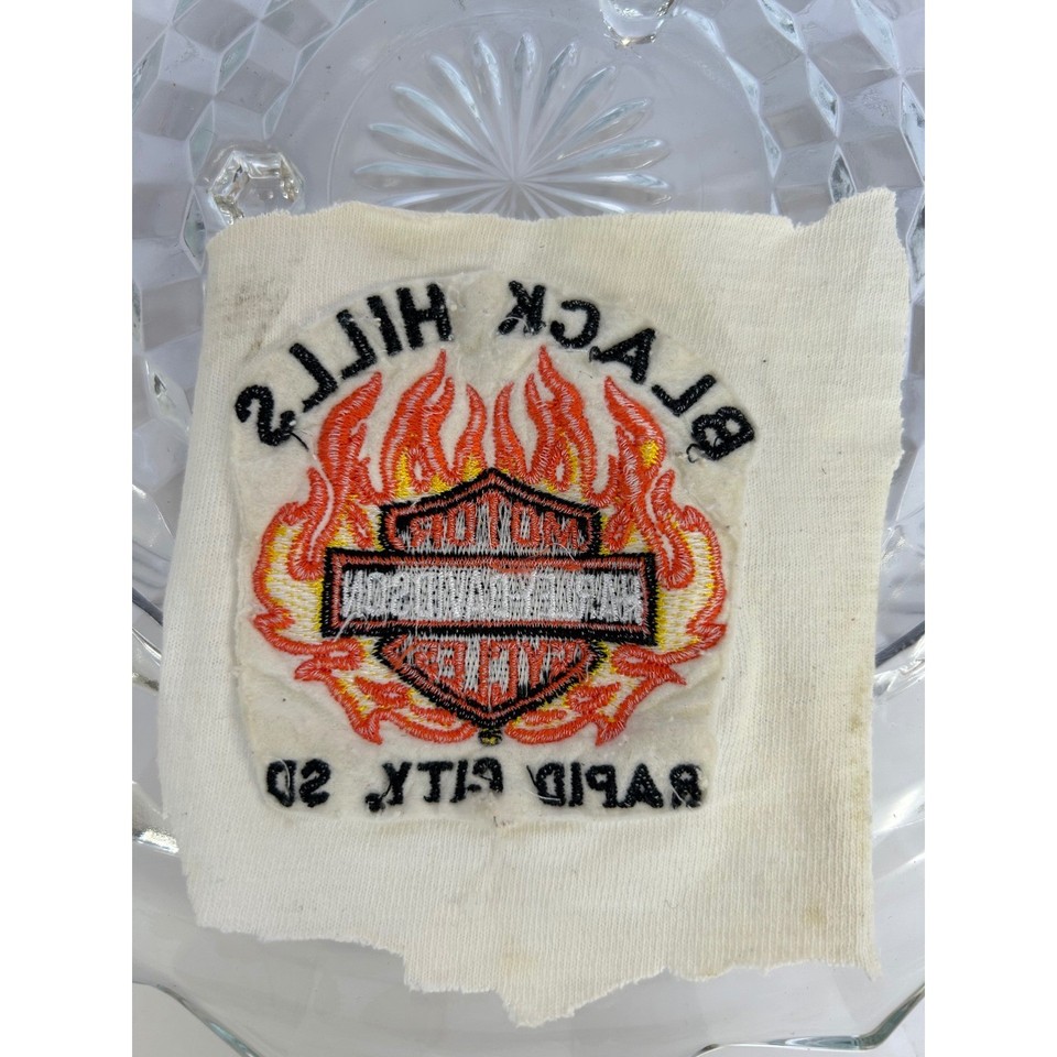Harley Davidson Black Hills Rapid City SD Patch Biker Motorcycle ...