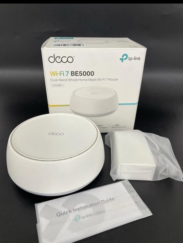 TP-Link Dual-Band BE5000 WiFi 7 Mesh Wi-Fi Router (Deco BE25) (1-Pack ...