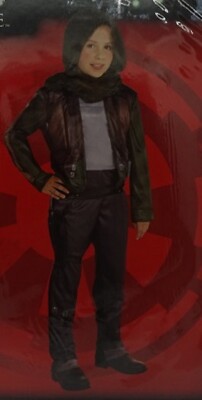 Disney Star Wars Rogue One Jyn Erso Costume Child Kids Girls M 8-10, L ...