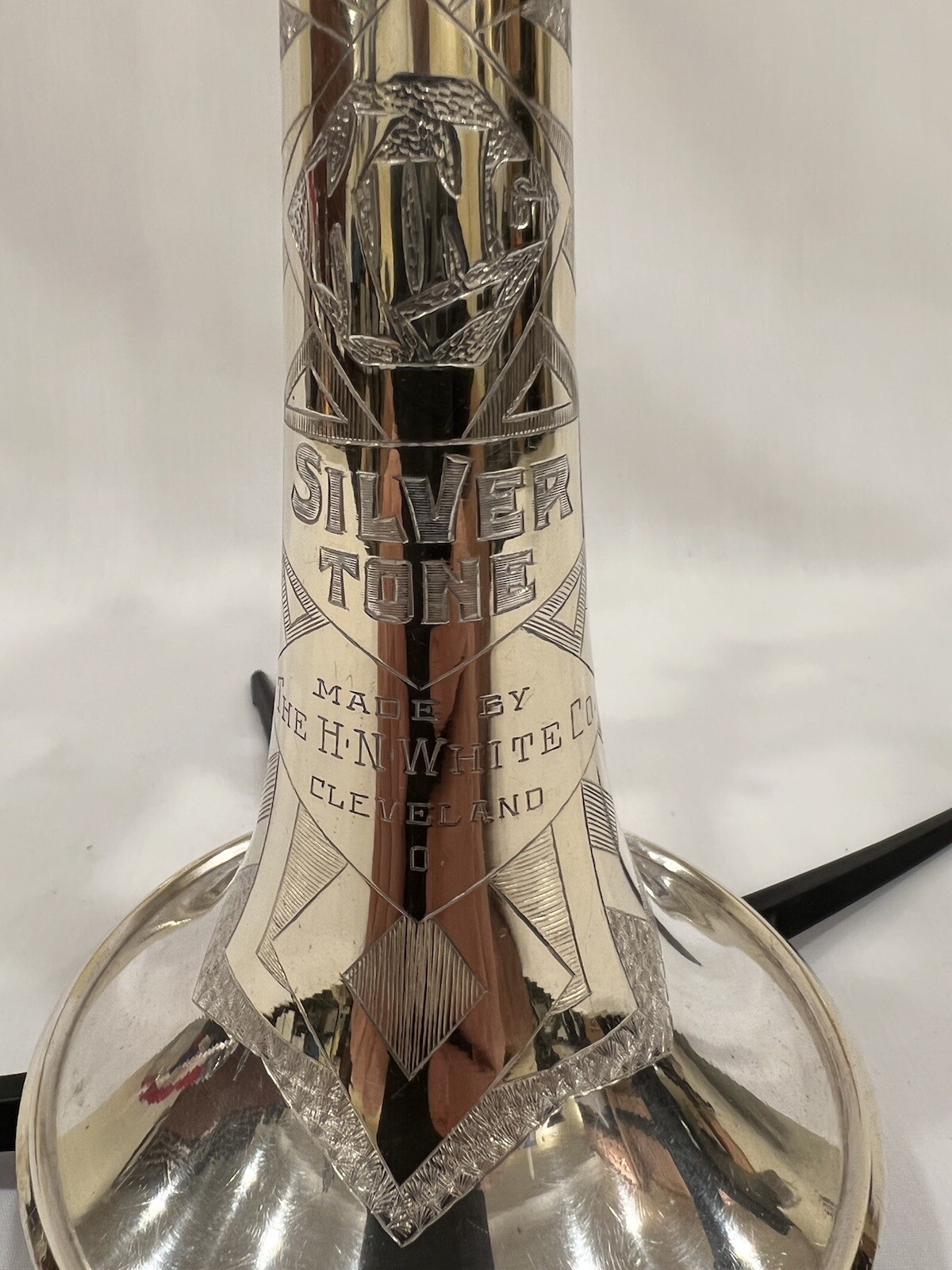 King Silver Tone Bb Cornet Medium Bore | eBay