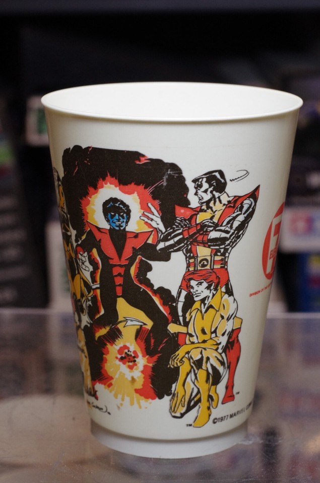 7-Eleven Lot Of 4 Slurpee icee Cups MARVEL X-MEN!! HULK! DAREDEVIL ...