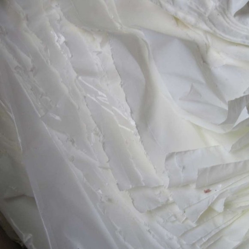 100 12 x9" White Rough Die Cut MDSE Handhole Plastic Merchandise Bag ...