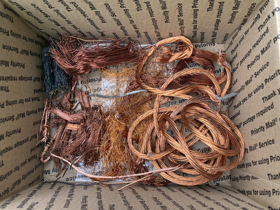 12.5 Lbs Scrap Clean Bare Bright Copper Wire/Pipe Metal Art Craft Melt ...