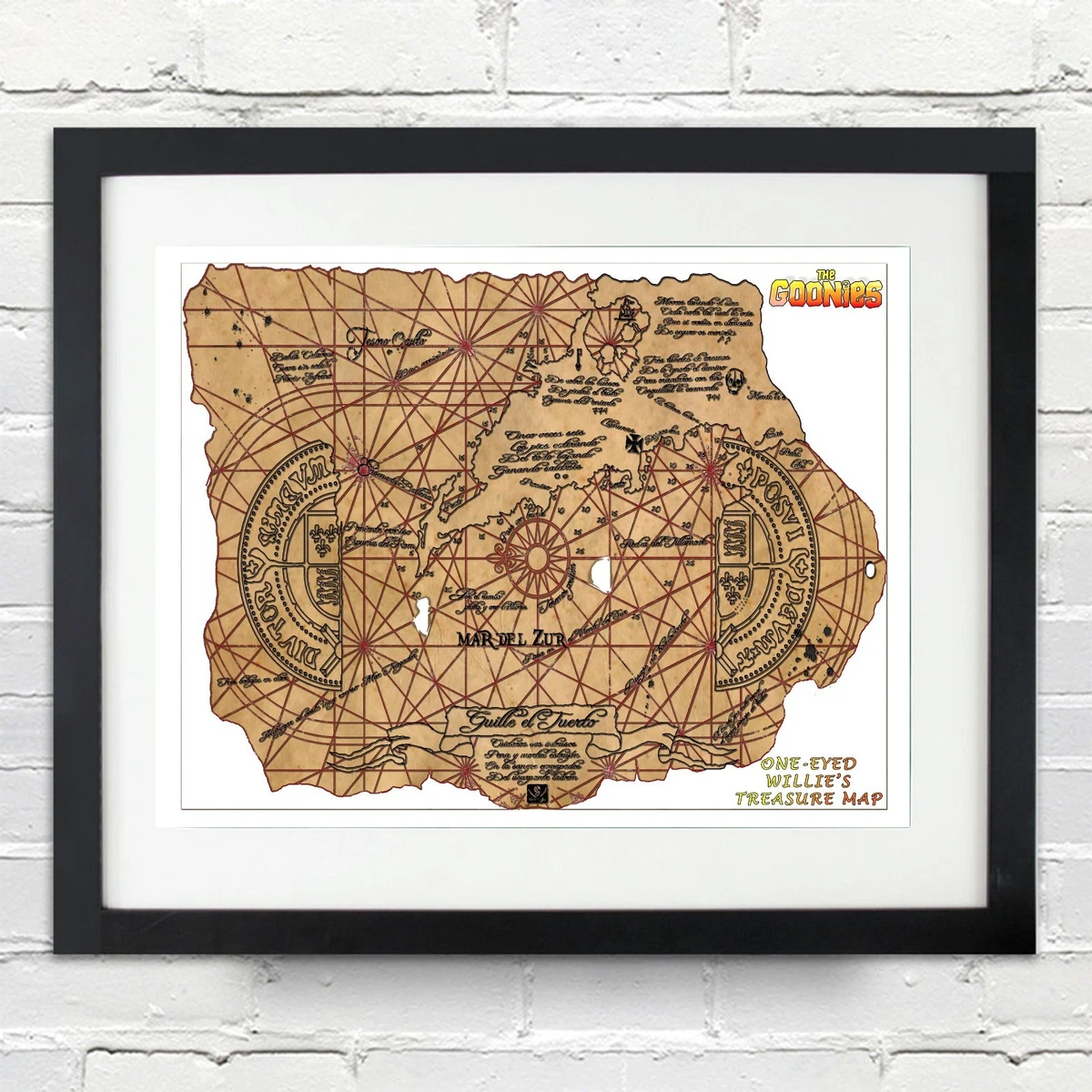 The Goonies Treasure Map