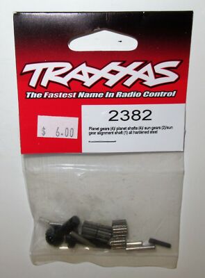 Traxxas Hardened Steel Planet Gears/Planet Shafts/ Sun Gears & Shaft ...