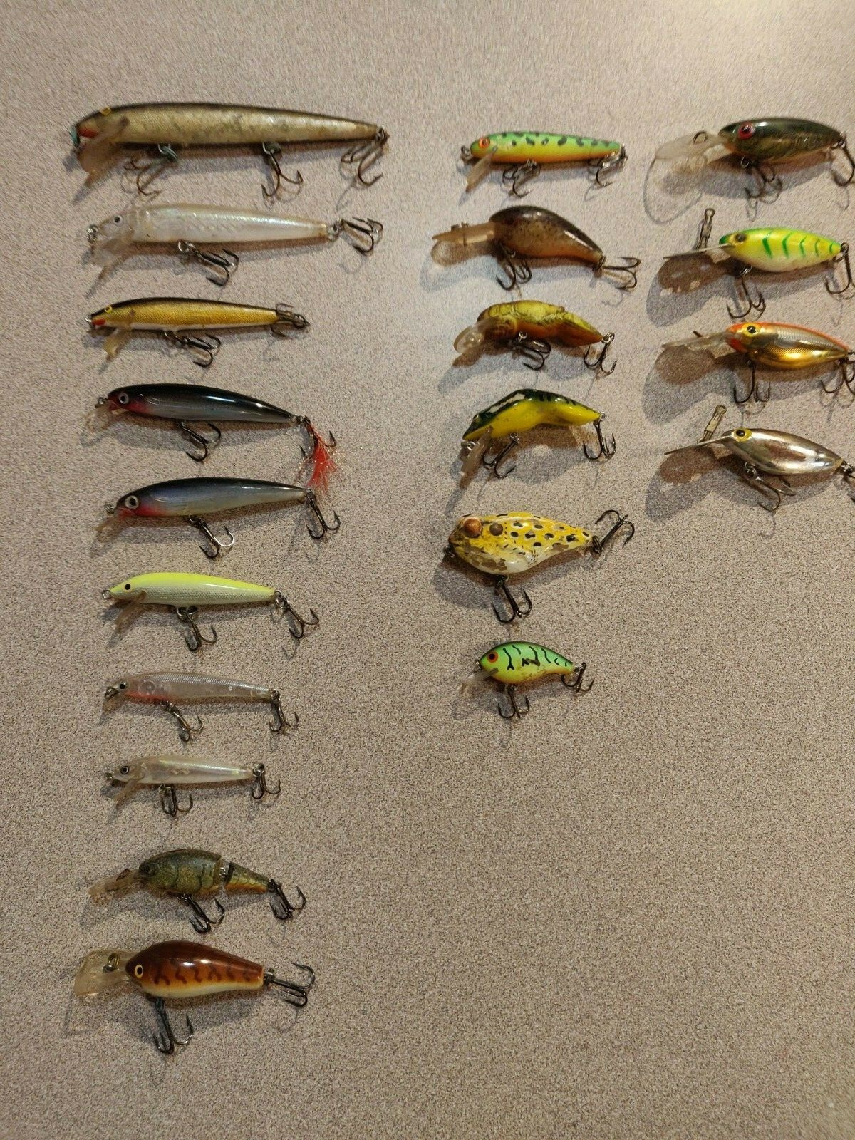 Rapala, Rebel, Storm, Cotton Cordell, Bomber, Matzuo, Hula Popper ...