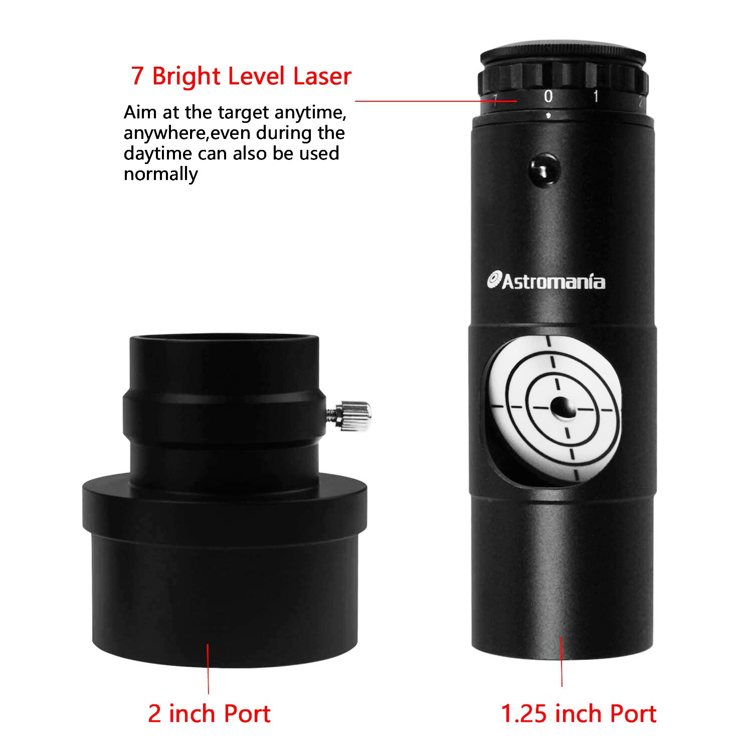 Astromania Alignment 1.25" Next Generation Laser Collimator with 2 ...
