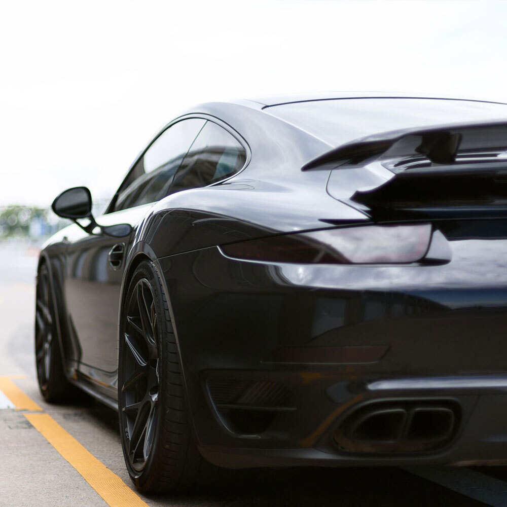 19" HRE FF01 FLOW FORM BLACK CONCAVE WHEELS RIMS FITS PORSCHE 997 911 4 ...