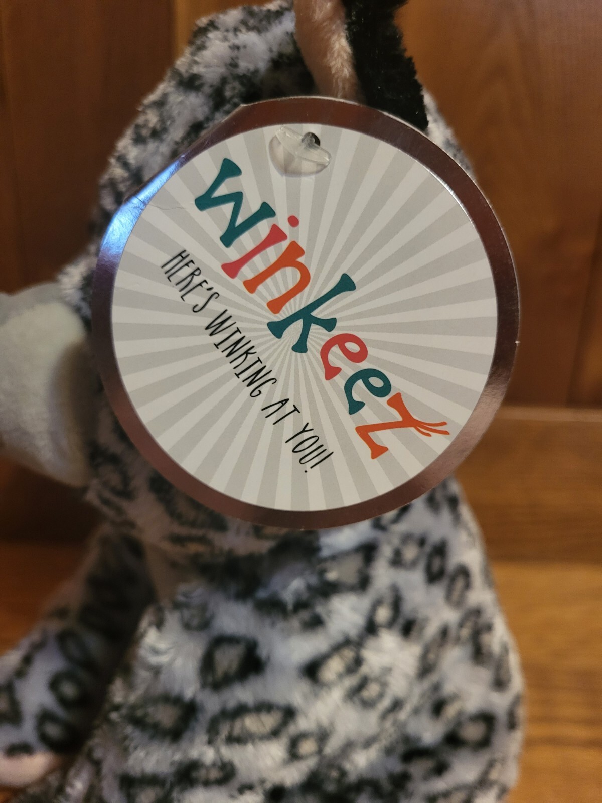 Winkeez Jayden The Jaguar 10" Plush Spotted Jungle Cat Gray Sparkly ...