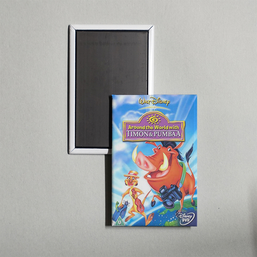 Around the World With Timon & Pumbaa Mini Movie Poster Fridge Locker ...