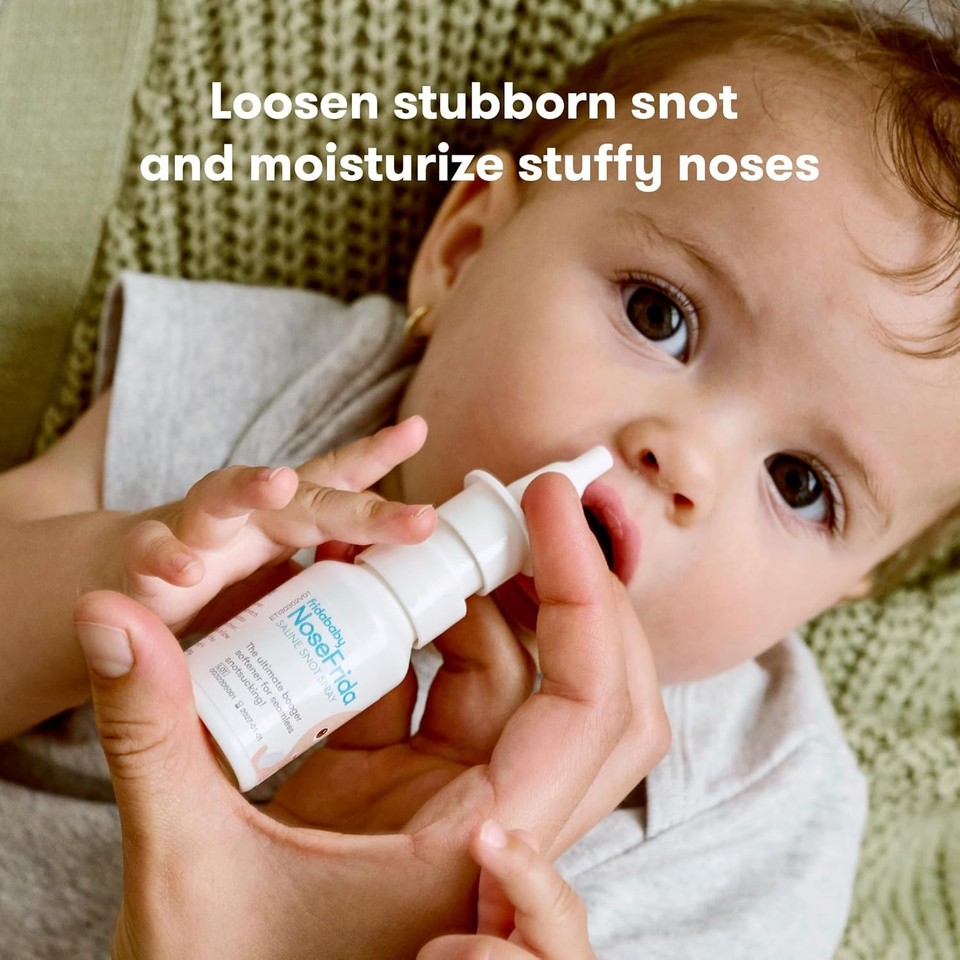 Infant Saline Mist Spray - Hydrating Nasal Relief for Cold and Allergy ...