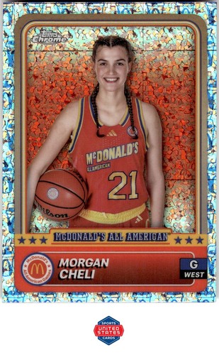 2024 Topps Chrome McDonald's All-American #66 Morgan Cheli McFlurry ...