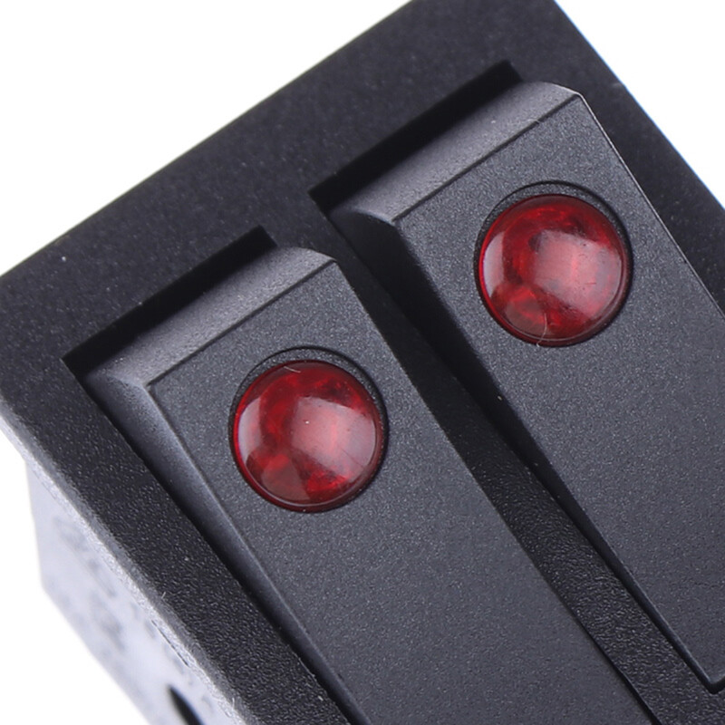 New Double Button Switch Rocker Switch for Warmer Oil Heater with Light ...