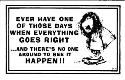 Vintage Postcard Everything Goes Right No Witness | eBay