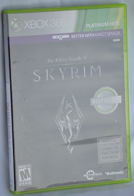 XBOX 360 The Elder Scrolls V SKYRIM Platinum Hits Game + Manual Good | eBay