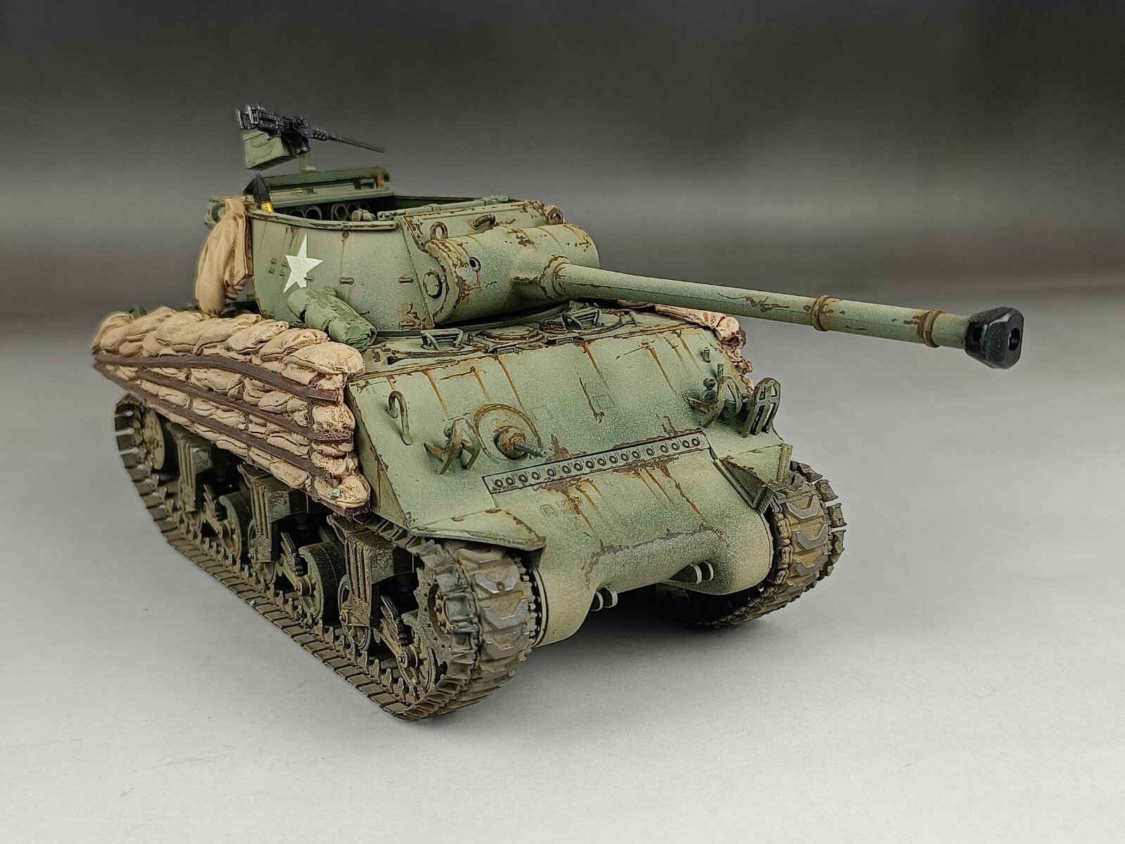 1/35 Built WWII U.S M36 B1 GMC Tank Destroyer w/Resin Sandbag ...