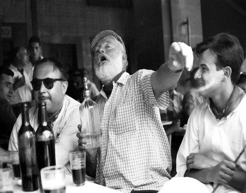 Ernest Hemingway Drinking #3 Print 11 x 14 | eBay