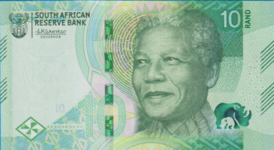 South Africa 2023 series. 10 Rand Banknote. 10 Rand Bank Bill.10 Rand ...