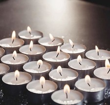 100 Count White Tea Lights Candles by Amari for sale online | eBay