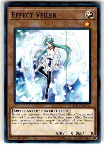 Yu-Gi-Oh! Effect Veiler LEHD-ENC12 1st Edition Common NM | eBay