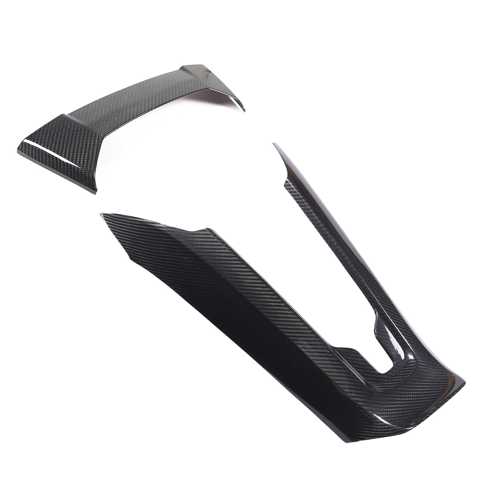 Real Carbon Fiber Interior Waterfall Panel Trim Set Fits Corvette C8 ...