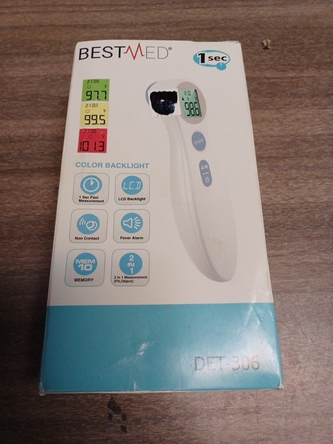 BestMed Infrared Thermometer Det-306 Children & Adults Forehead for ...