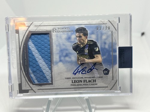2022 Topps Renaissance MLS - Autographed Relics Leon Flach #AR-LF7 /20 (AU, MEM, RC) for sale ...