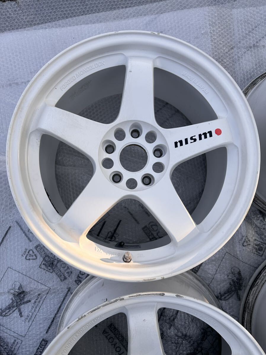 NISMO LMGT4 LM GT4 Wheels 17inch 9J +22 5H 114.3 White BNR32 BCNR33 ...
