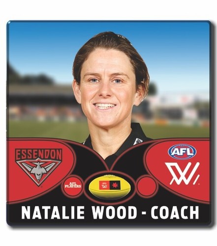 AFLW S8 Essendon Football Club - COACH - WOOD, Natalie | eBay Australia