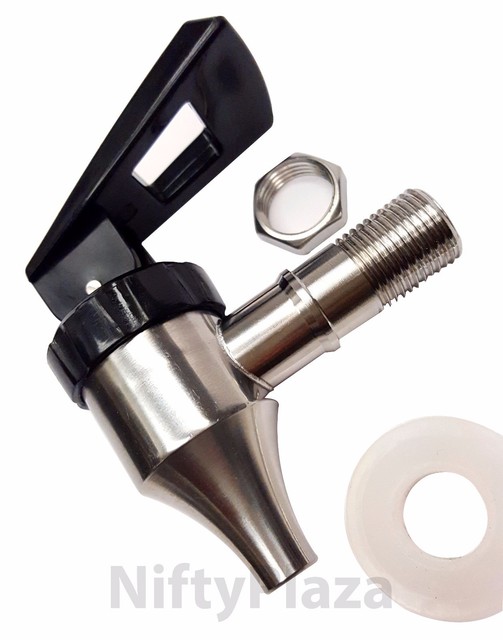 16mm Beverage Dispenser Spigot Faucet Stainless Steel Premium Spring ...