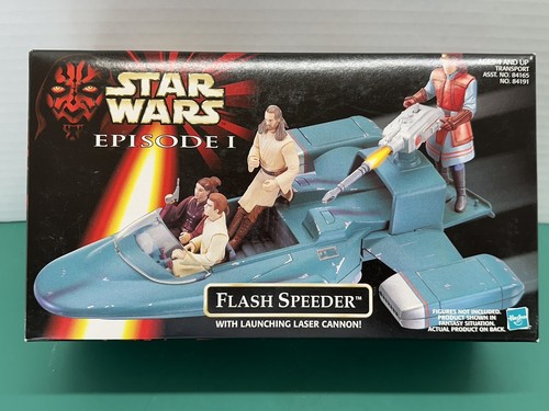 VTG Star Wars FLASH SPEEDER Launch Laser Cannon Vehicle Episode 1 Hasbro 1998 | eBay