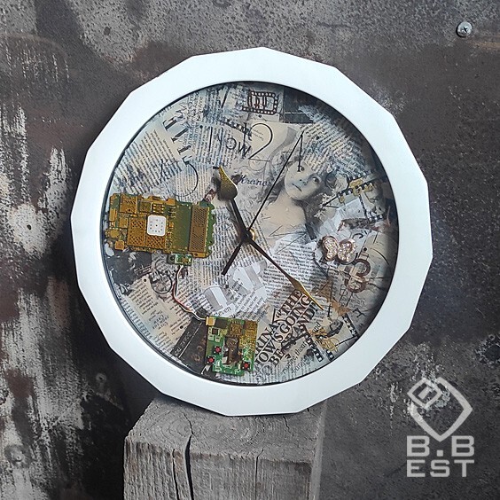 Original wall clock "Time of a different words" Unique Wall Clocks | eBay