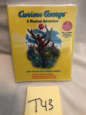2003 CURIOUS GEORGE: A Musical Adventure 3 CD's - BRAND NEW FACTORY ...