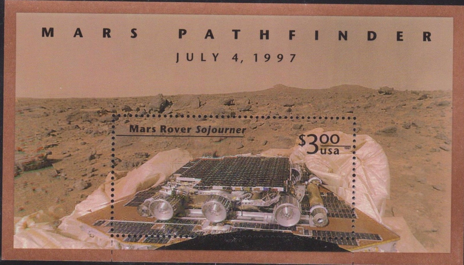 Mars Pathfinder / Rover / Sojourner - Scott # 3178 MNH USPS single $3 ...