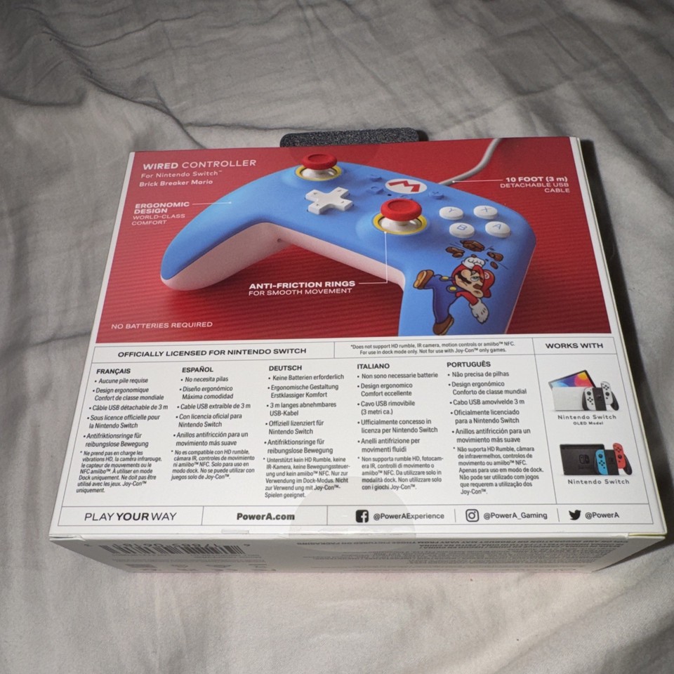 Nintendo Switch Super Mario Wired Controller – Brand New Sealed | eBay