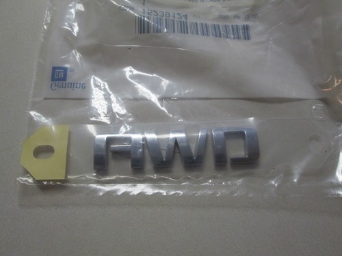 09-18 CHEVY TRAVERSE EQUINOX AWD REAR LIFTGATE EMBLEM 15239124 23463274 ...