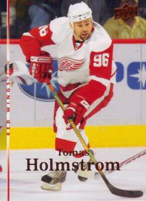 #255 Tomas Holmstrom - Detroit Red Wings - 2007-08 Upper Deck Hockey | eBay