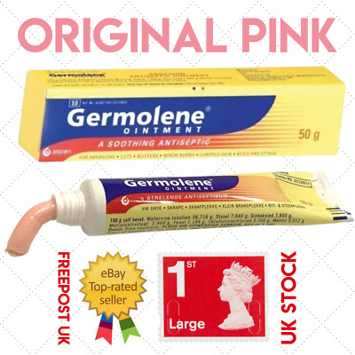 GERMOLENE ORIGINAL PINK ANTISEPTIC OINTMENT 50G - NEW UK 🇬🇧 STOCK ...