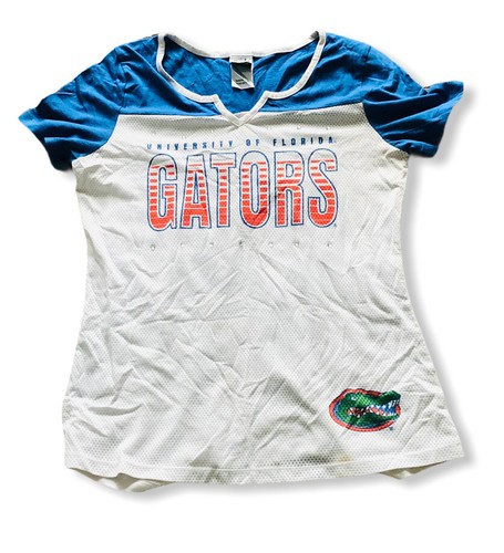 University Of Gators Women’s T Shirt Jersey Size Large Gator Logo ...